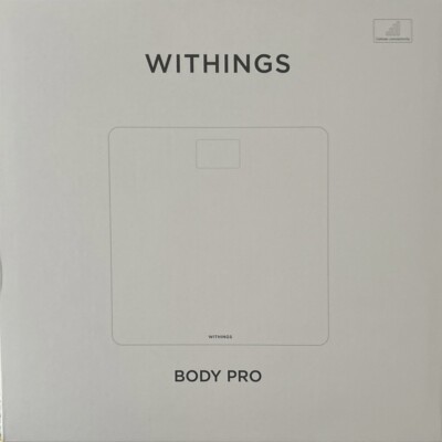 Withings - Body Pro Smart Wi-Fi Scale - White - WBS09 - BMI - New Open ...