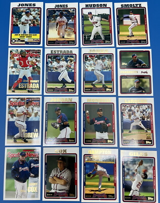 2005 Topps Atlanta Braves Team Set (28 cards) Andruw & Chipper Jones ...