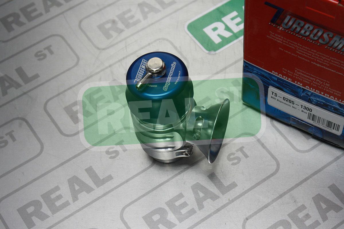 Turbosmart Supersonic Loud BOV 38mm Universal Fit Blue V-Band TS-0205 ...