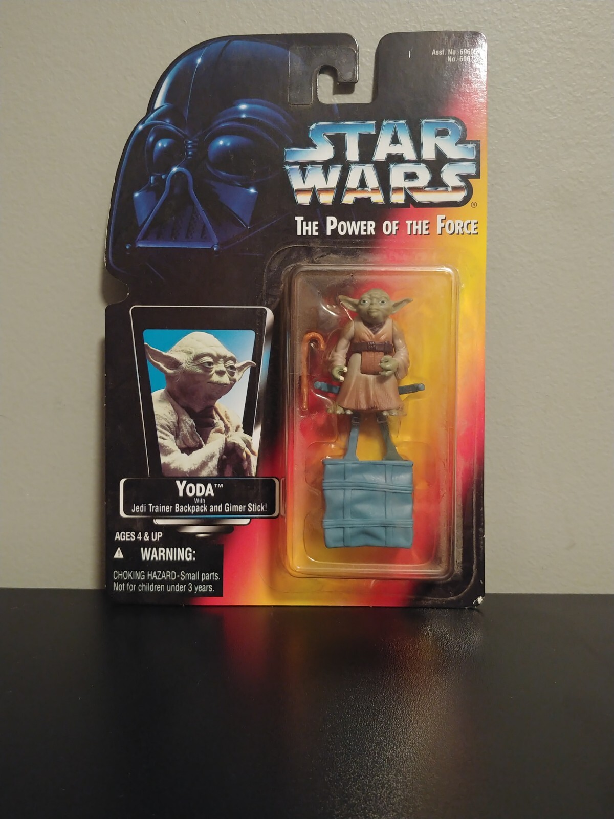 Kenner Star Wars Yoda With Jedi Trainer Backpack And Gimer Stick Action ...