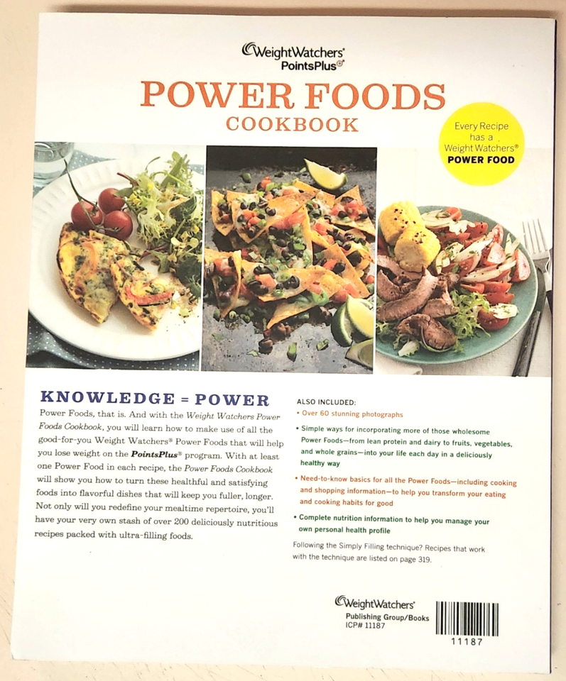Weight Watchers PointsPlus Power Foods Cookbook (2011 PB Book) | eBay