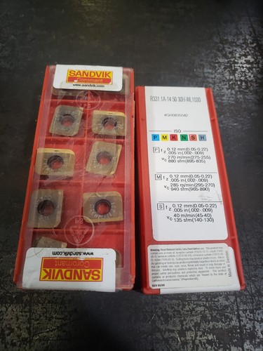 Sanvik Coromill Carbide Inserts R331.1A-14 50 30H-WL 1030 (10pc) | eBay