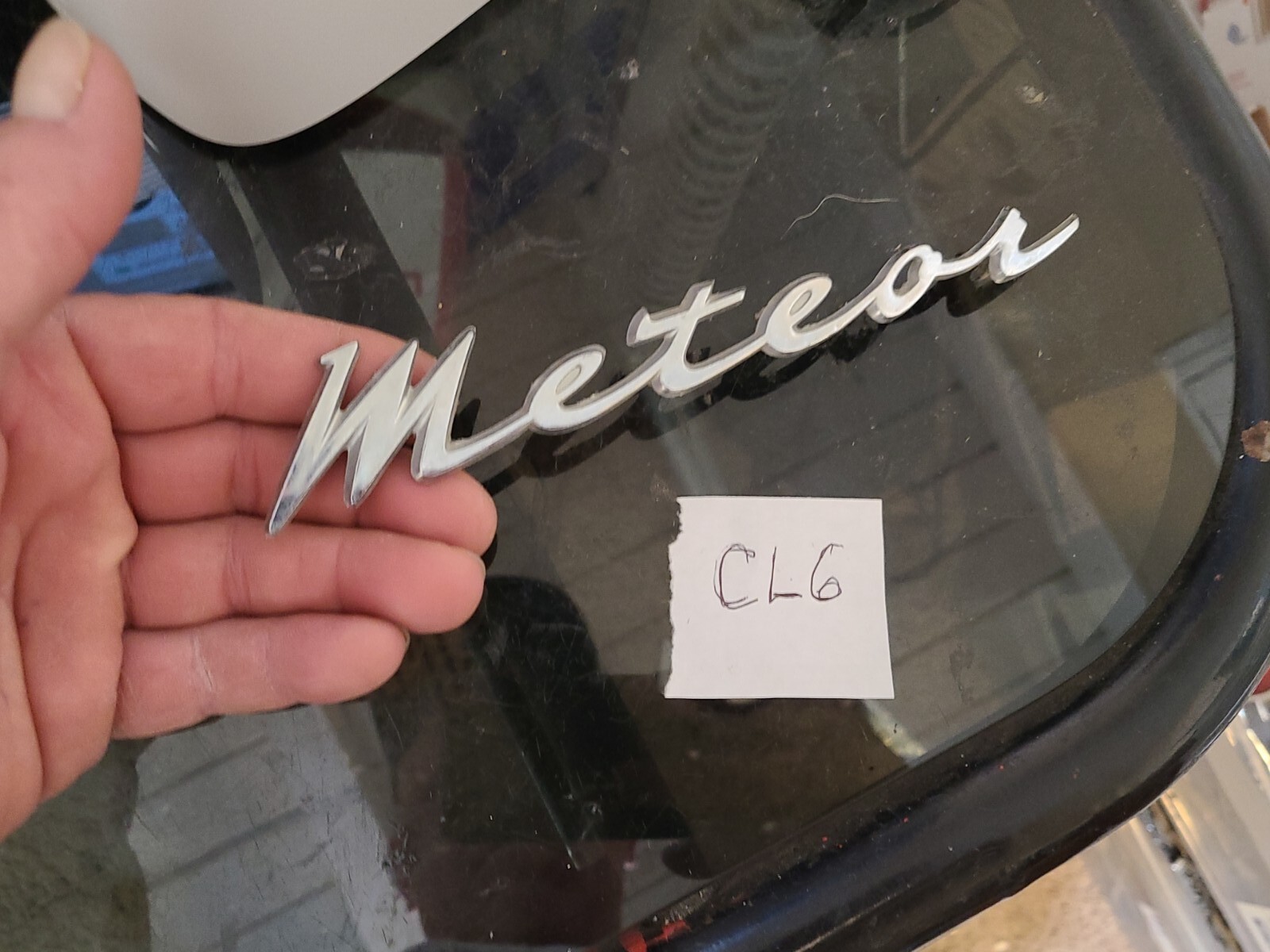 1962 63 MERCURY METEOR FENDER EMBLEM SCRIPT OEM C3YB-16098 FOMOCO | eBay