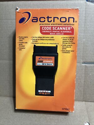 ACTRON CP 9001 CODE SCANNER CHEVY, PONTIAC, OLDS, BUICK AND CADDY | eBay