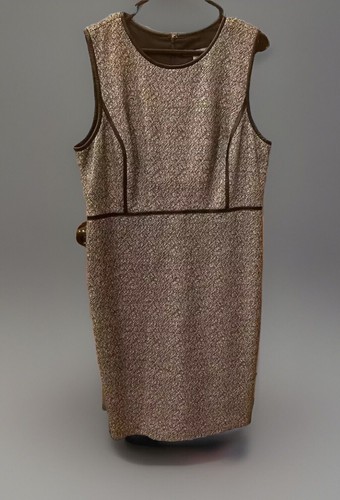 Classiques Dress Entier Women’s Size 16 Gray Black Leather Trim L@@K ...