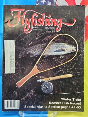 Flyfishing Magazine February 1990 Rooster Fish Record FREE SHIPPING ...
