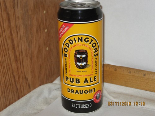 Boddingtons Pub Ale Draught 14.9 oz aluminum beer can sta-tab top ...
