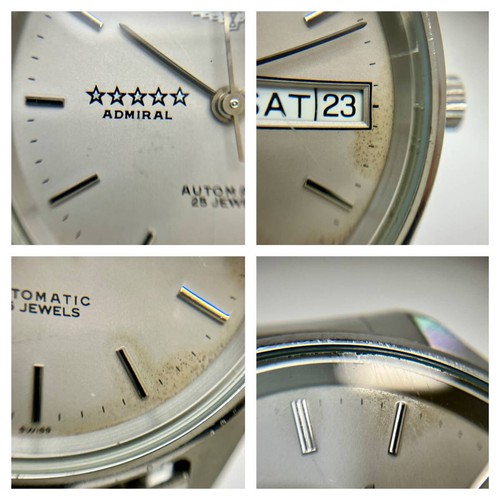 Longines ADMIRAL Five Star Day Date L7 634 4 Automatic Overhauled MEN'S ...
