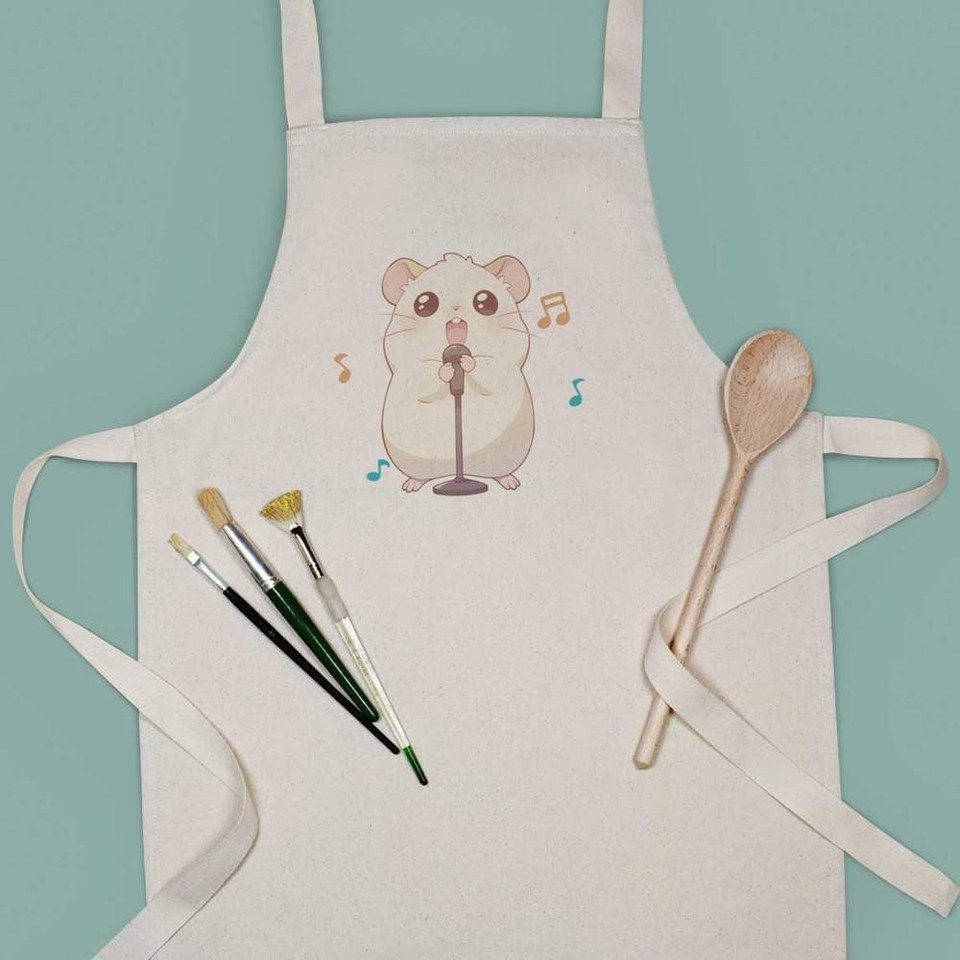 'Cute Hamster Singing' Kid’s Cooking Apron (AP00086844) | eBay
