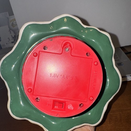 Hallmark Gumdrop Ceramic Christmas Tree Musical Revolving Rotating ...