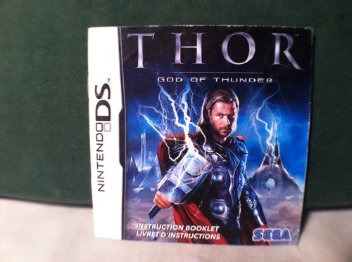 DS Game Manual "Thor" | eBay
