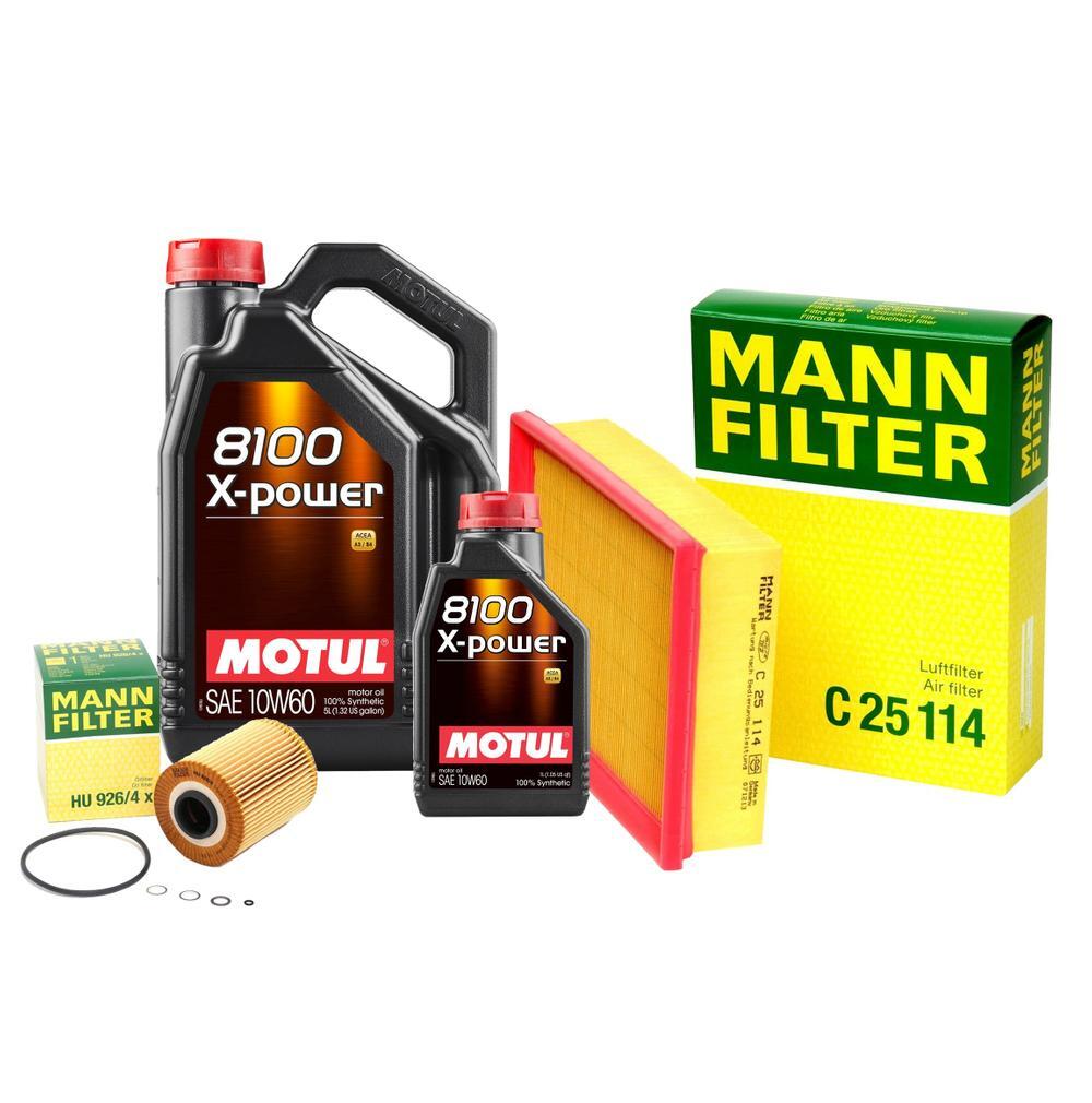 Motul + OEM Engine Oil Change Kit (10W60) (6 Liter) (X-POWER 8100) | eBay