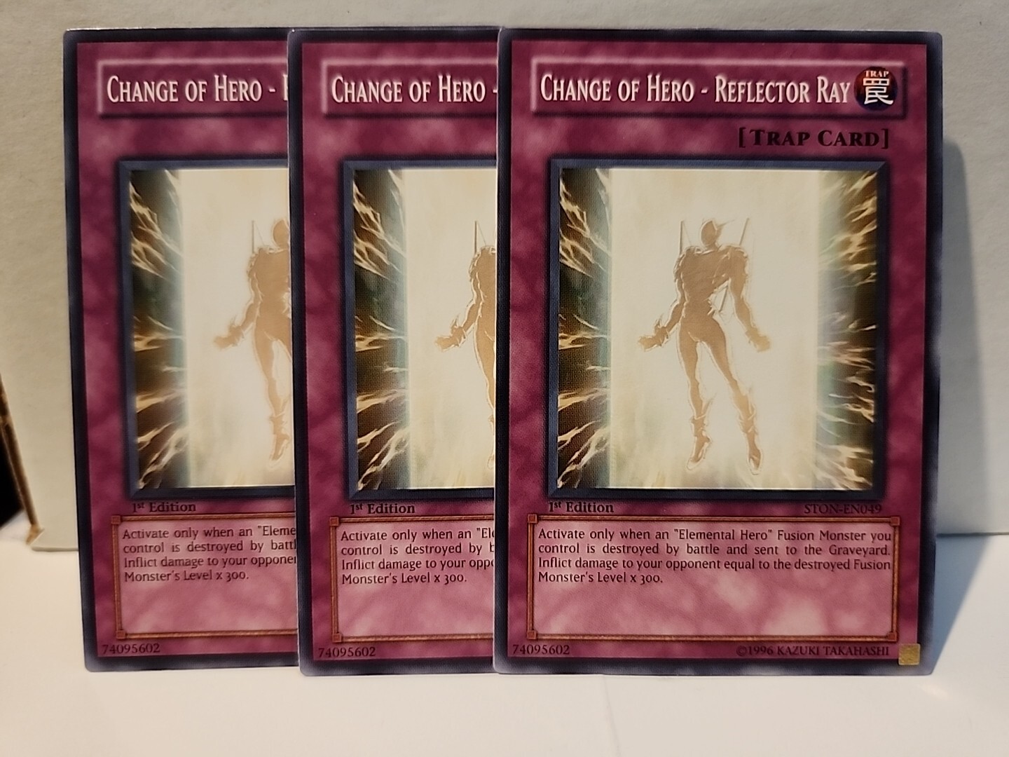 3x Change of HERO - Reflector Ray STON-049 1st Edition | eBay
