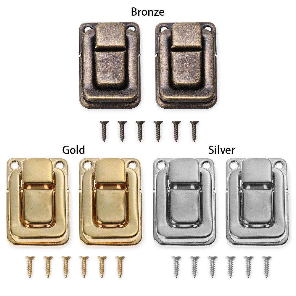 Box Vintage Leather Bag Buckle Clasp Antique Box Hasps Catch Latches ...