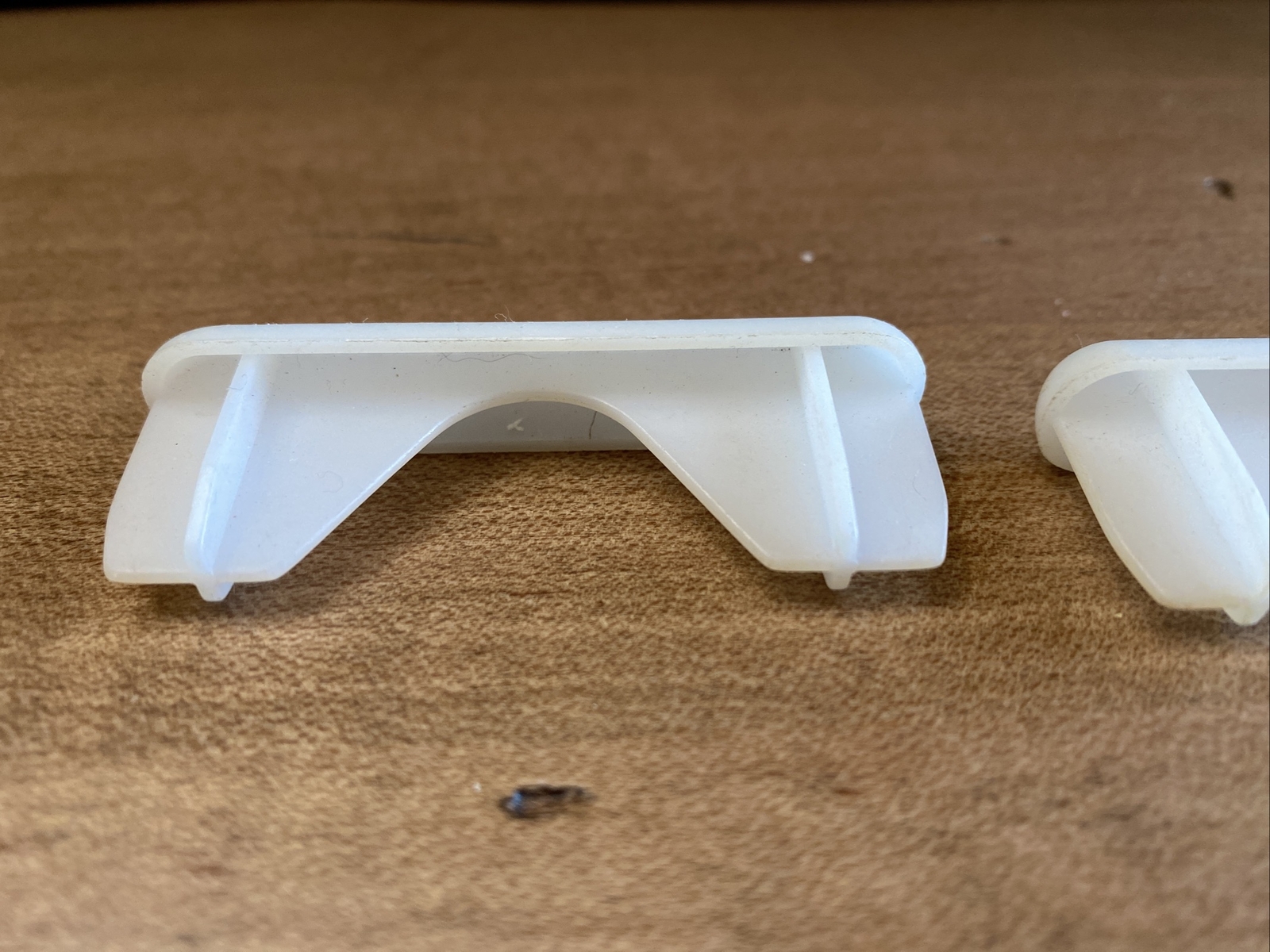 2 Mini Blind Bottom Rail End Caps for 2 1/2” Aluminum or Premium Metal ...