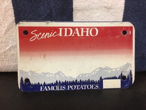 Idaho Motorcycle License Plate Blank | eBay
