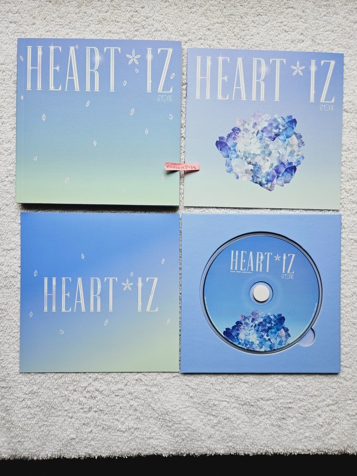 IZ*ONE HEART*IZ Album Sapphire Minju Ver -NO Photocard Izone Heartiz ...