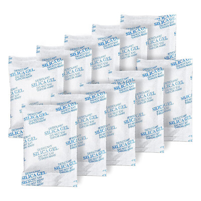 200g/100g Packets of Silica Gel Sachets Desiccant Pouches Moisture Anti ...