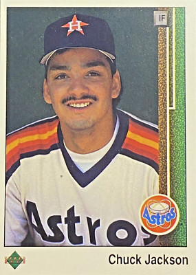1989 Upper Deck #323 Chuck Jackson Infield Houston Astros FREE shipping ...