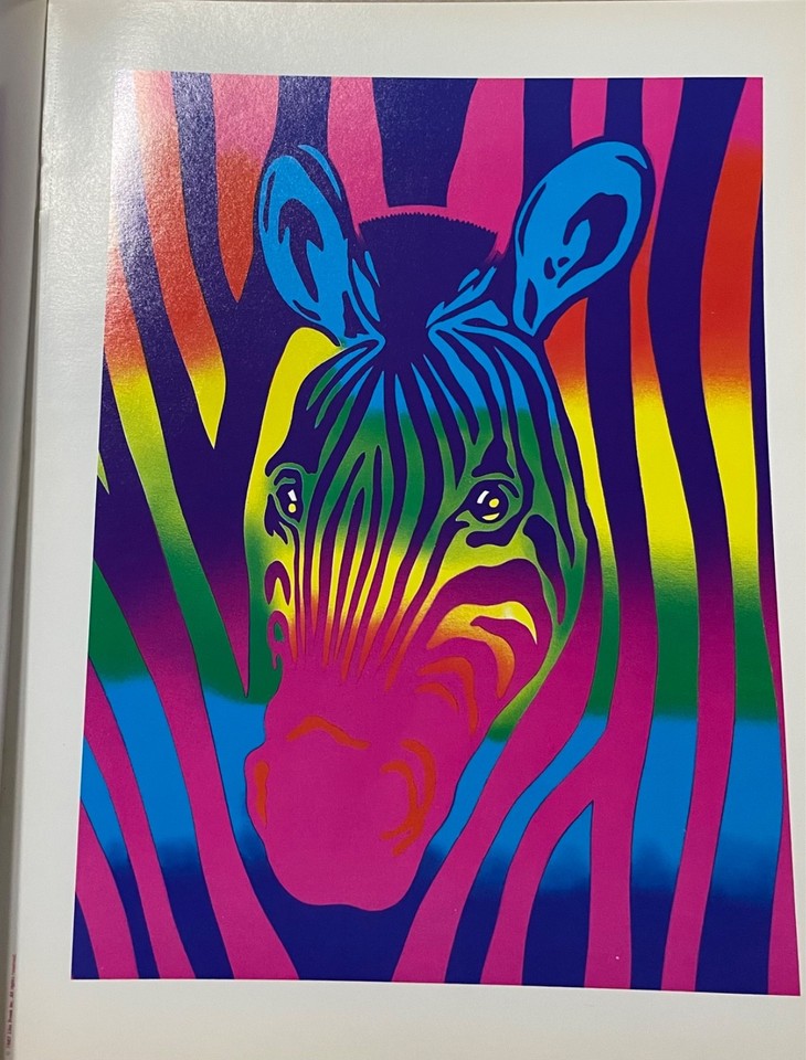 1980's Vintage Lisa Frank Poster Book, Colorful Creations | eBay