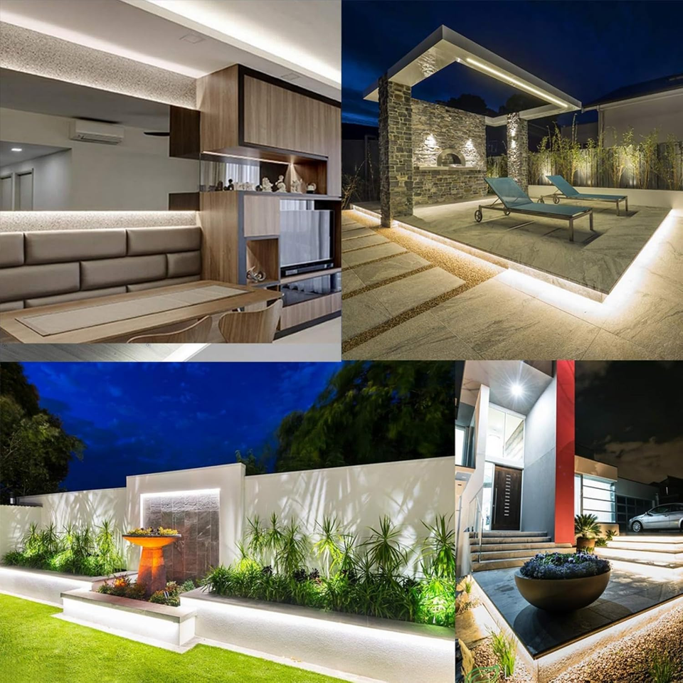 Striscia LED, 11M, Luce Blu, 220V SMD 3014, 120 Leds/M, IP65 ...