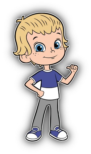 Rusty Rivets Cartoon Liam Sticker Bumper Decal - ''SIZES'' | eBay