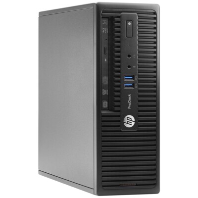 HP Desktop Intel i3 Computer SFF 8GB RAM 256GB SSD Windows 10 PC Wi-Fi ...