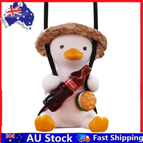 Car Pendant Cute Swing Duck Anime Pendant Car Interior Decoration (Coke ...