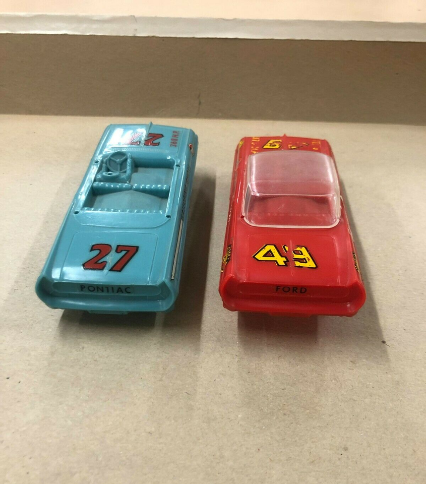 Vintage American Racing Stock Cars and Track 1970's 1/32 Slot Car Road ...