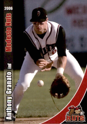 2006 Modesto Nuts Grandstand #11 Anthony Granato Burlingame California ...