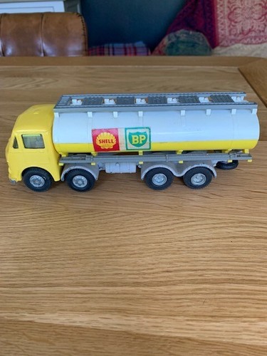 Spot-On AEC Mamoth Major Shell BP Tanker Yellow EXCELLENT EXAMPLE | eBay UK