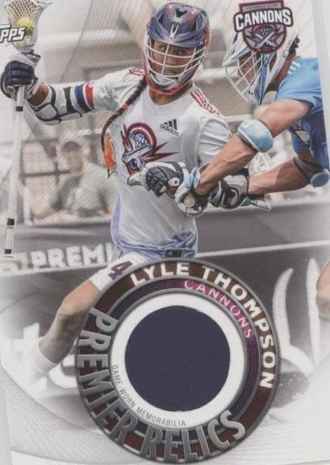 2022 Topps Premier Lacrosse League - Premier Relics Lyle Thompson #PR ...