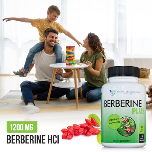 DOCTOR RECOMMENDED SUPPLEMENTS Berberine Plus 1200mg Per Assorted Sizes ...