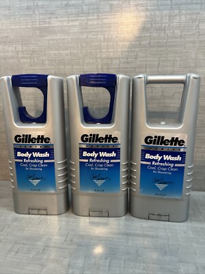 Gillette Series Body Wash, Refreshing, Cool Wave. 8.5 OZ 3 Pack ...