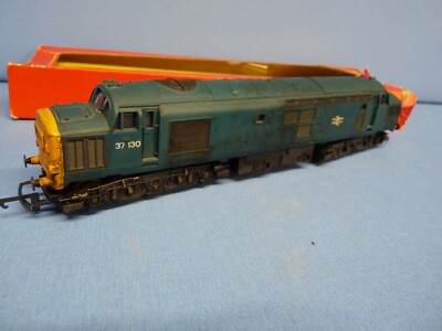 Hornby R751 Class 37 Diesel Loco D6830 BR Blue. Weathered ? Boxed ...