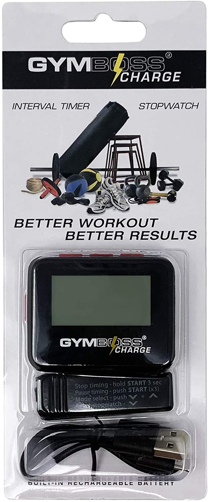 Gymboss Charge Interval Timer and Stopwatch for sale online | eBay