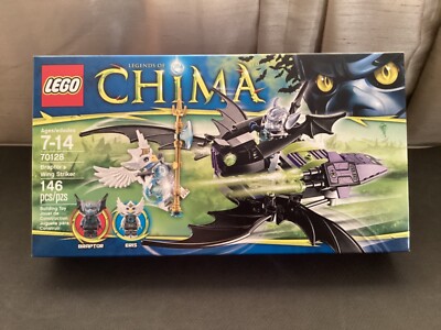 Lego Legends Of Chima Braptor's Wing Striker 70128 Eris Bat Bird people ...