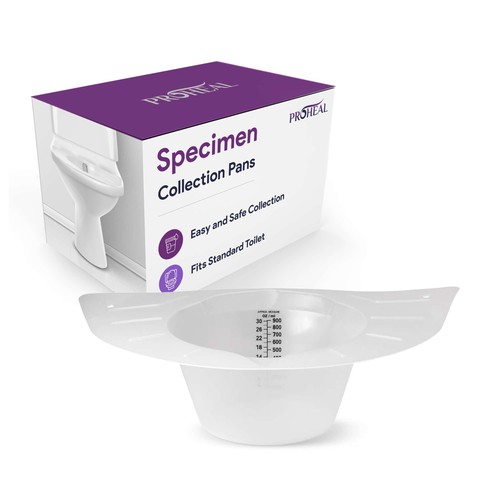 Urine Hats for Toilet - Reinforced Ribbing Stool Sample Collection Kit ...
