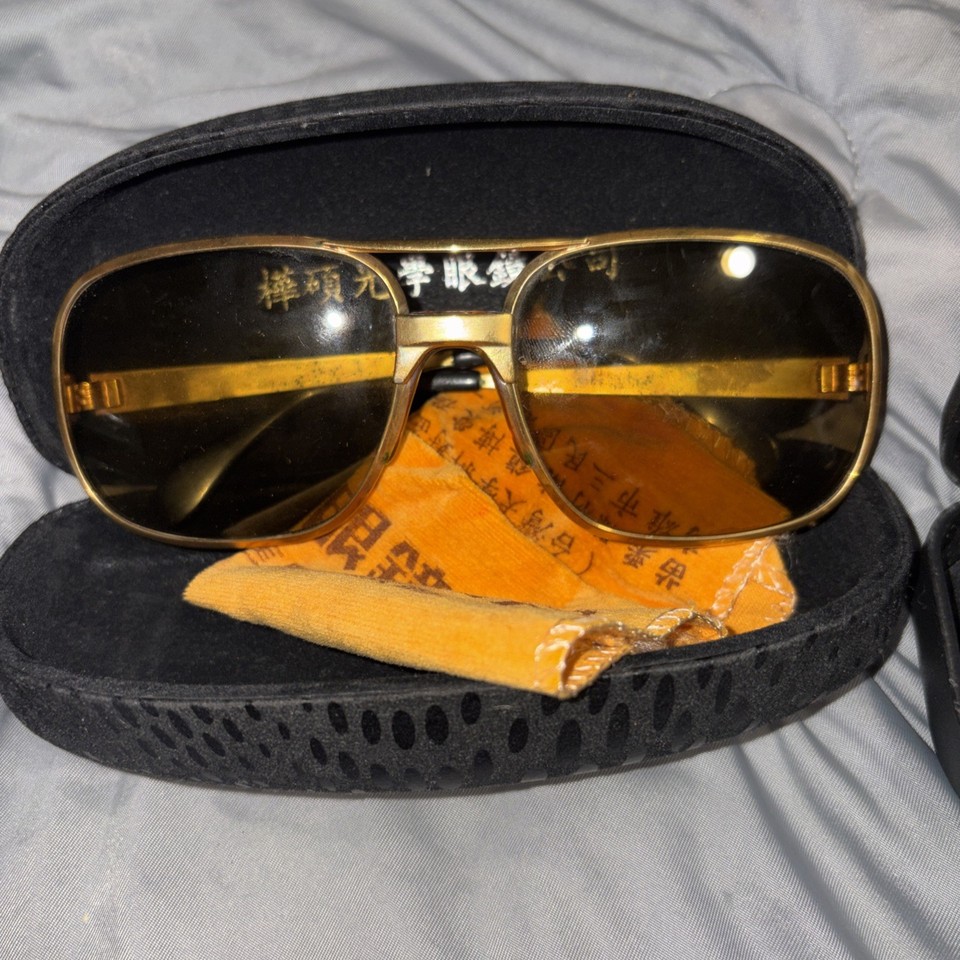 A Lot Of Three Vintage Pairs Of Sunglasses And Cases | eBay