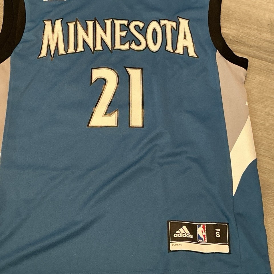 New Men's Adidas Blue Minnesota Timberwolves Kevin Garnett Small Jersey ...