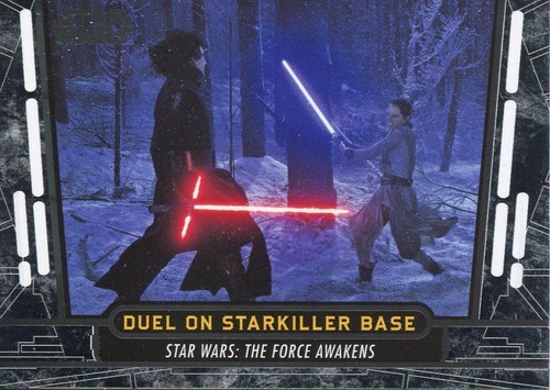Star Wars 40th Anniversary Base Card #58 Duel on Starkiller Base | eBay
