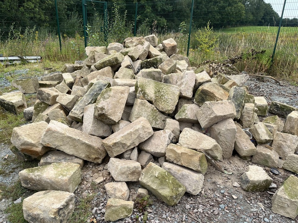 Reclaimed Large Blocks Of Dressed Walling York Stone Per Tonne | eBay UK