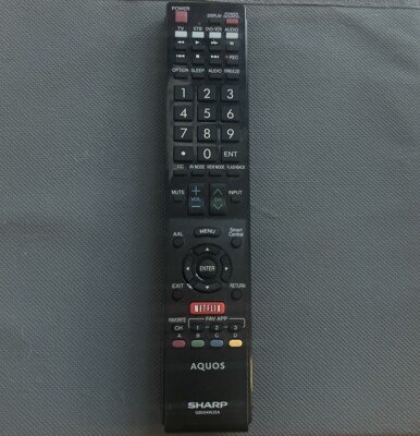 Genuine Sharp AQUOS TV Remote Control GB118WJSA RRMCGB118WJSA | eBay