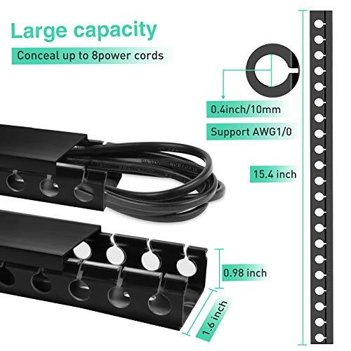 Updated Cable Raceway Kit 31 2x15.4 Inch Open Slot Wire Covers For ...