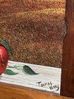 Original NY Artist Thomas Kerry Oil On Masonite Apples Still Life Barn ...