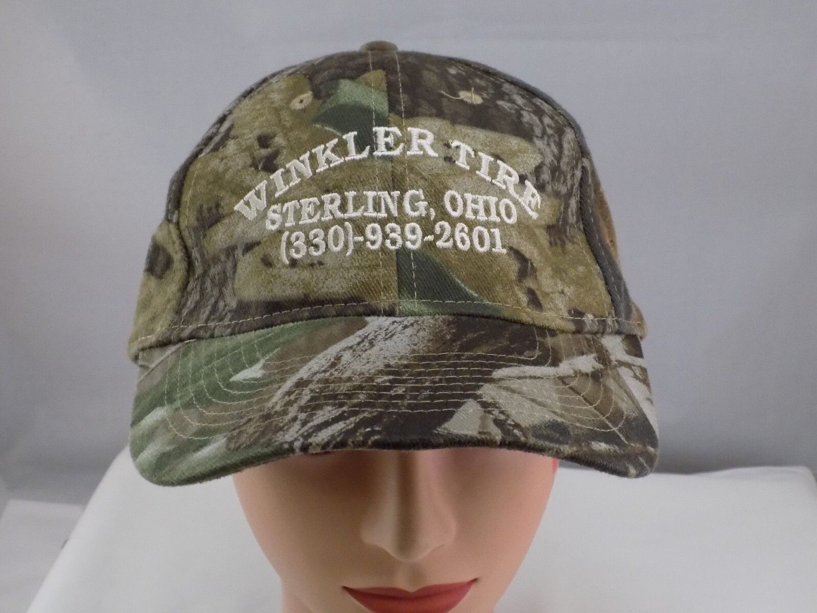 WINKLER TIRE OHIO CAMOUFLAGE CAMO ADJUSTABLE BASEBALL… - Gem