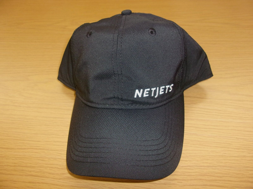 NetJets Private Jets Performance Golf Hat Black Mens ~NEW~ | eBay