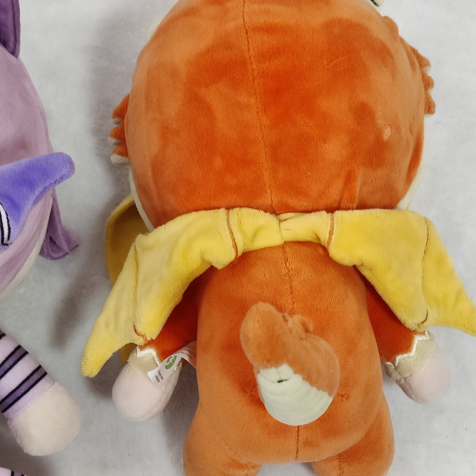inquisitor master plush Purple Bat Cat Orange Dragon Animated stuffed ...
