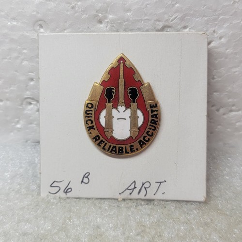 VTG US Army 56th Field Artillery Group Pin DI DUI Quick Reliable ...