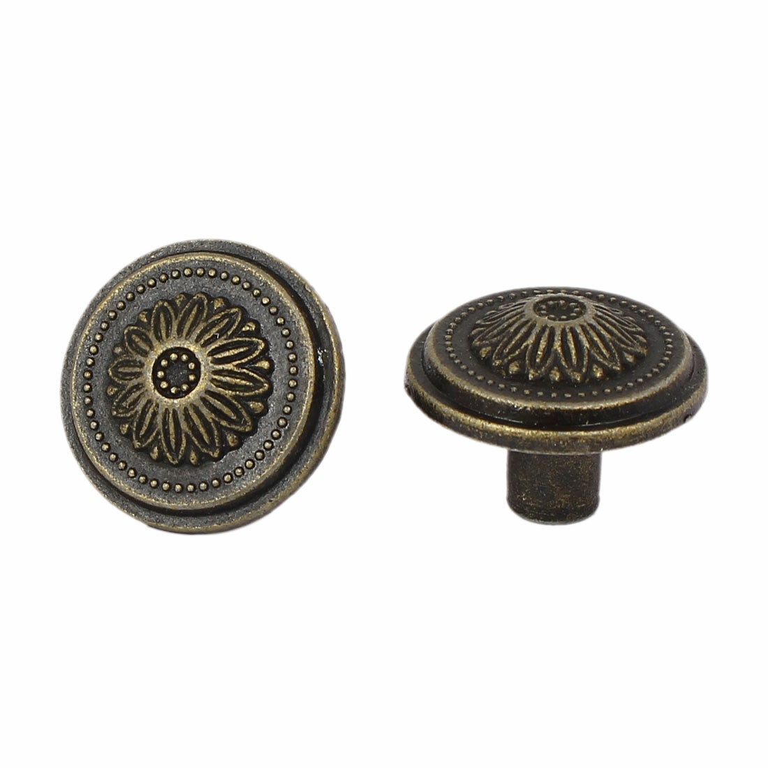 25mm Diameter European Printing Retro Style Round Pull Handle Bronze ...